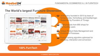 E-commerce Berlin Expo 2018 - Fundamental eCommerce A.I. in FurnTech | PDF