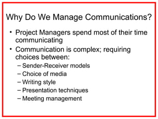 11. Project Communication Management | PPT
