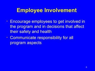 safety and health programs | PPT