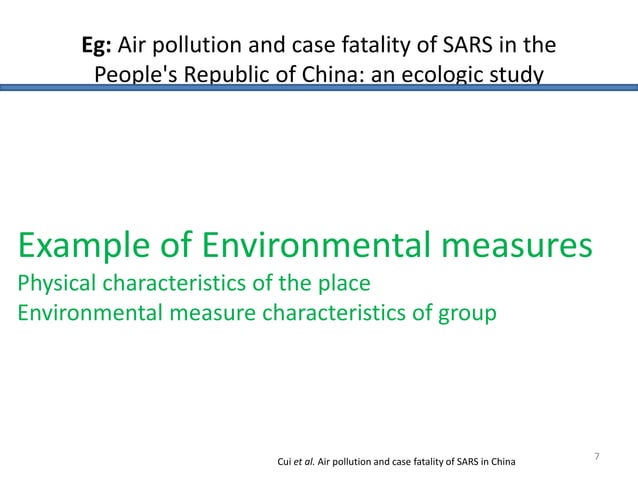 Levels of analysis and levels of inference in ecological study | PPTX ...