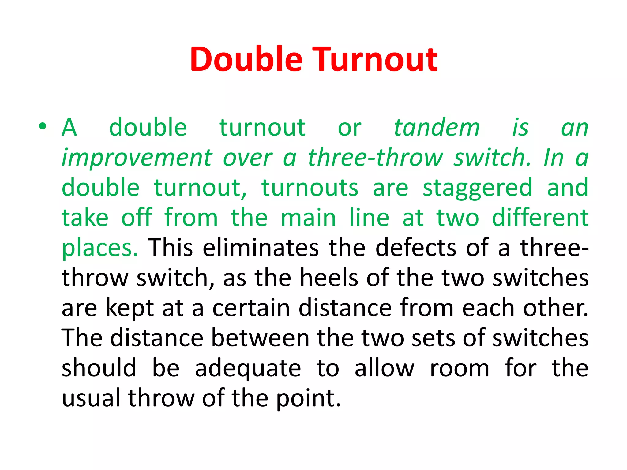 11.track junctions and layouts | PPTX