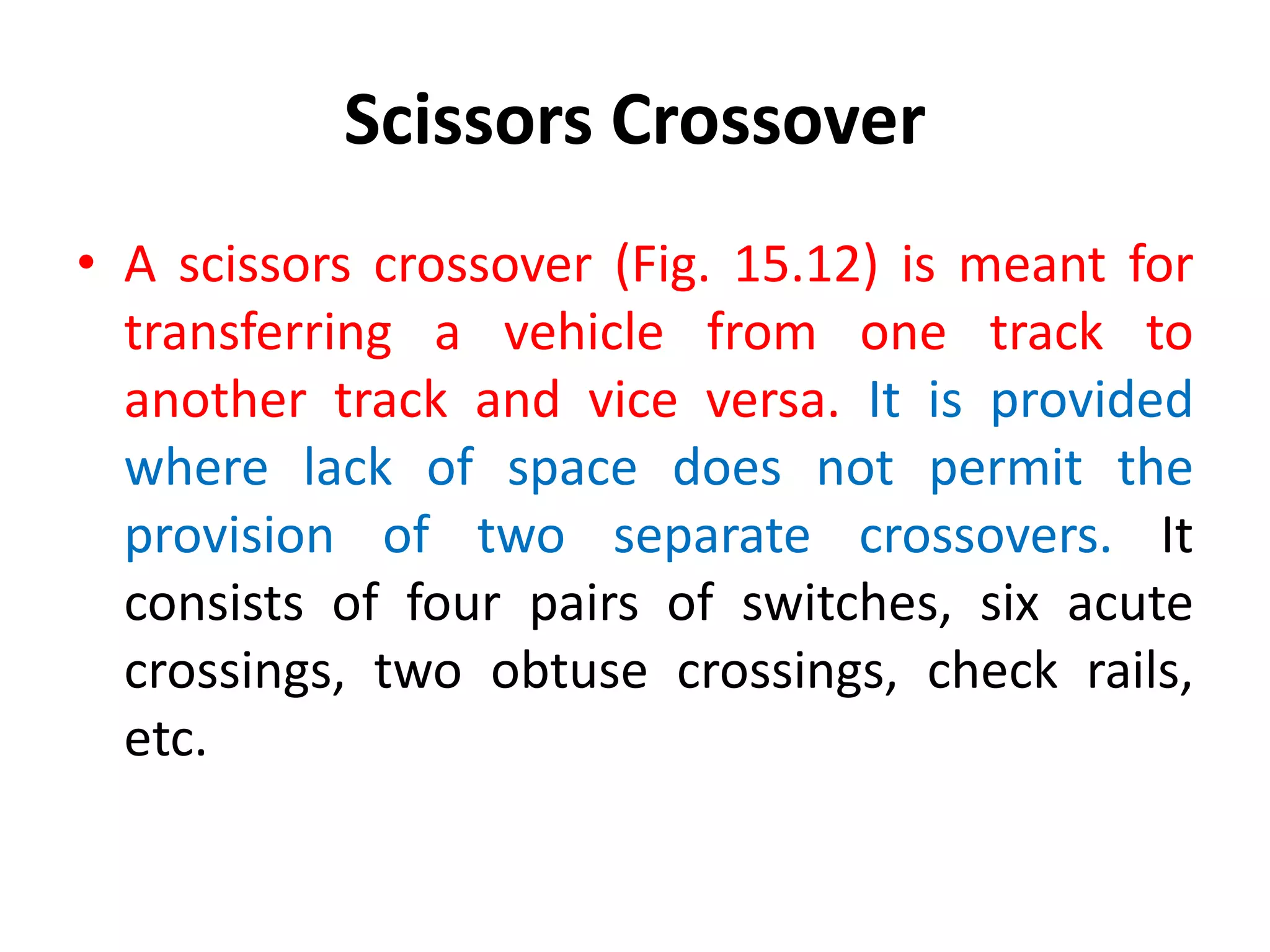 11.track junctions and layouts | PPTX