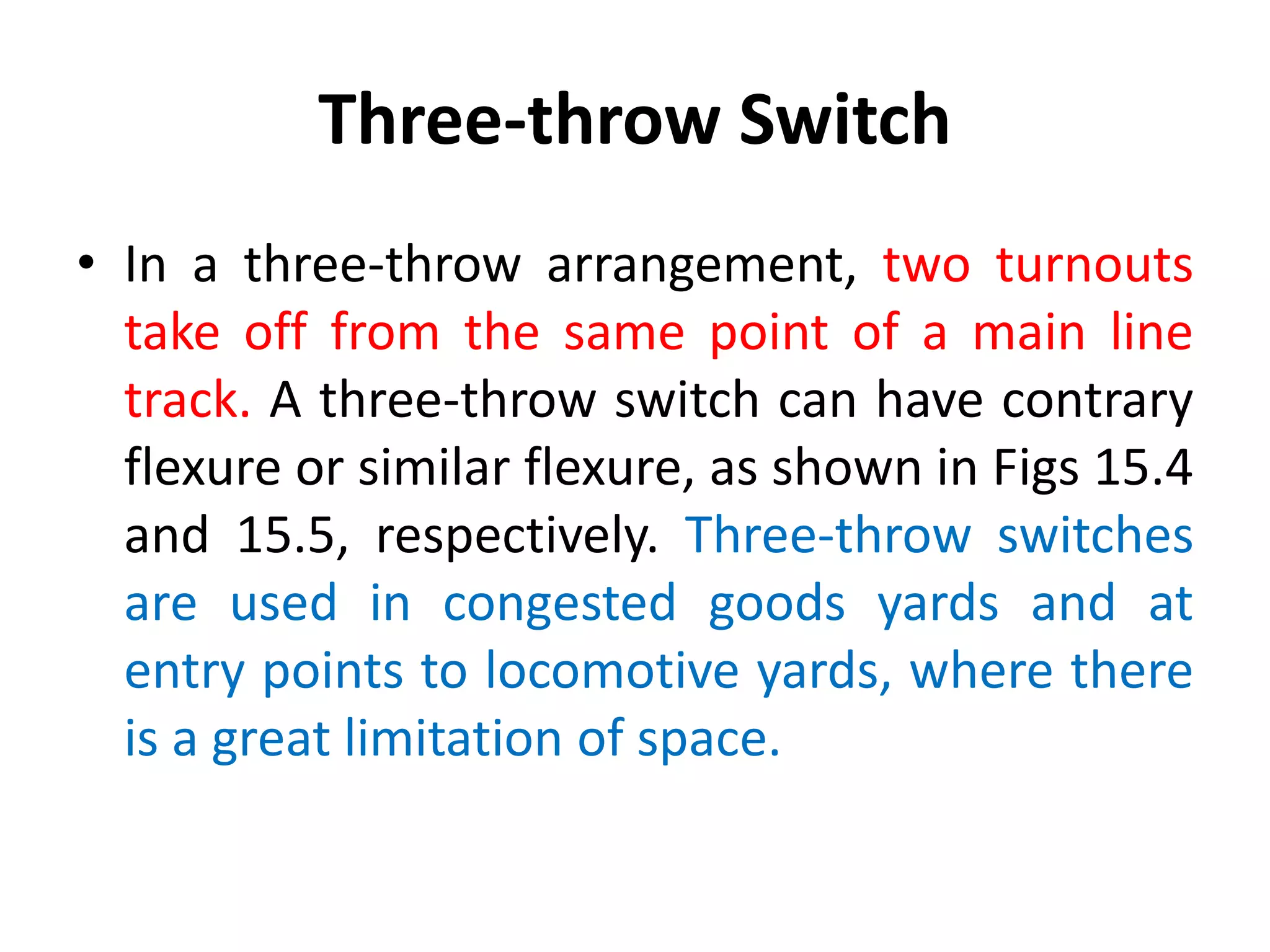 11.track junctions and layouts | PPTX
