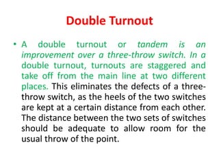 11.track junctions and layouts | PPTX