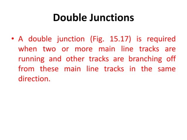 11.track junctions and layouts | PPTX | Rail Travel | Travel Type