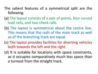 11.track junctions and layouts | PPTX