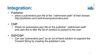 Interact 2018 - IAB Europe’s GDPR Transparency & Consent Framework | PPTX