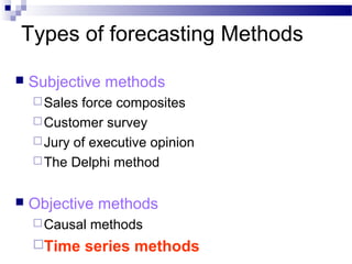 11. demand forecasting 3 gp | PPT