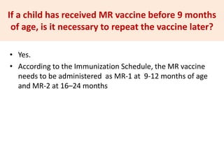 MR Vaccination | PPTX
