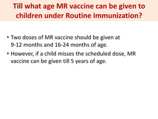 MR Vaccination | PPTX
