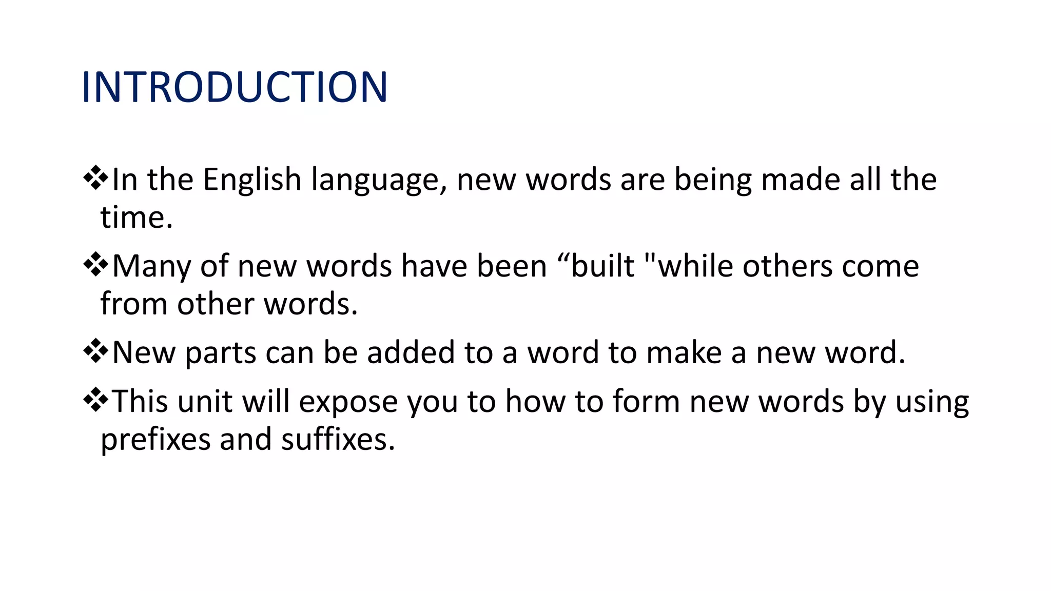 11.prefixes & suffixes | PPTX