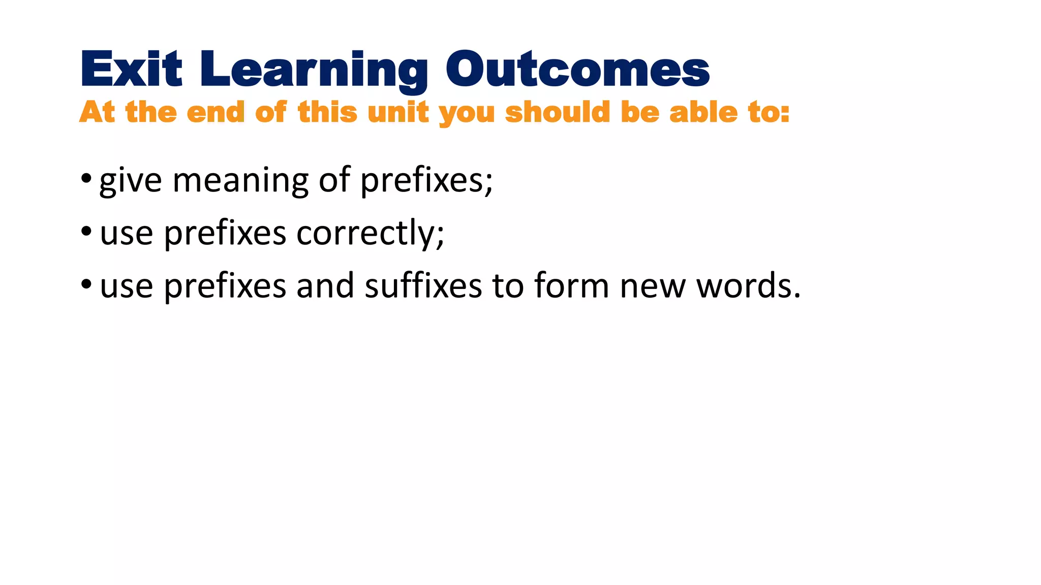 11.prefixes & suffixes | PPTX