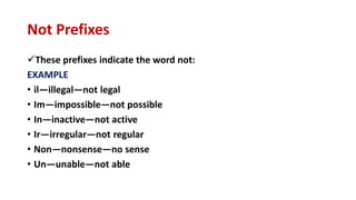 11.prefixes & suffixes | PPTX