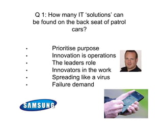 Overcoming risk aversion in policing | PPSX