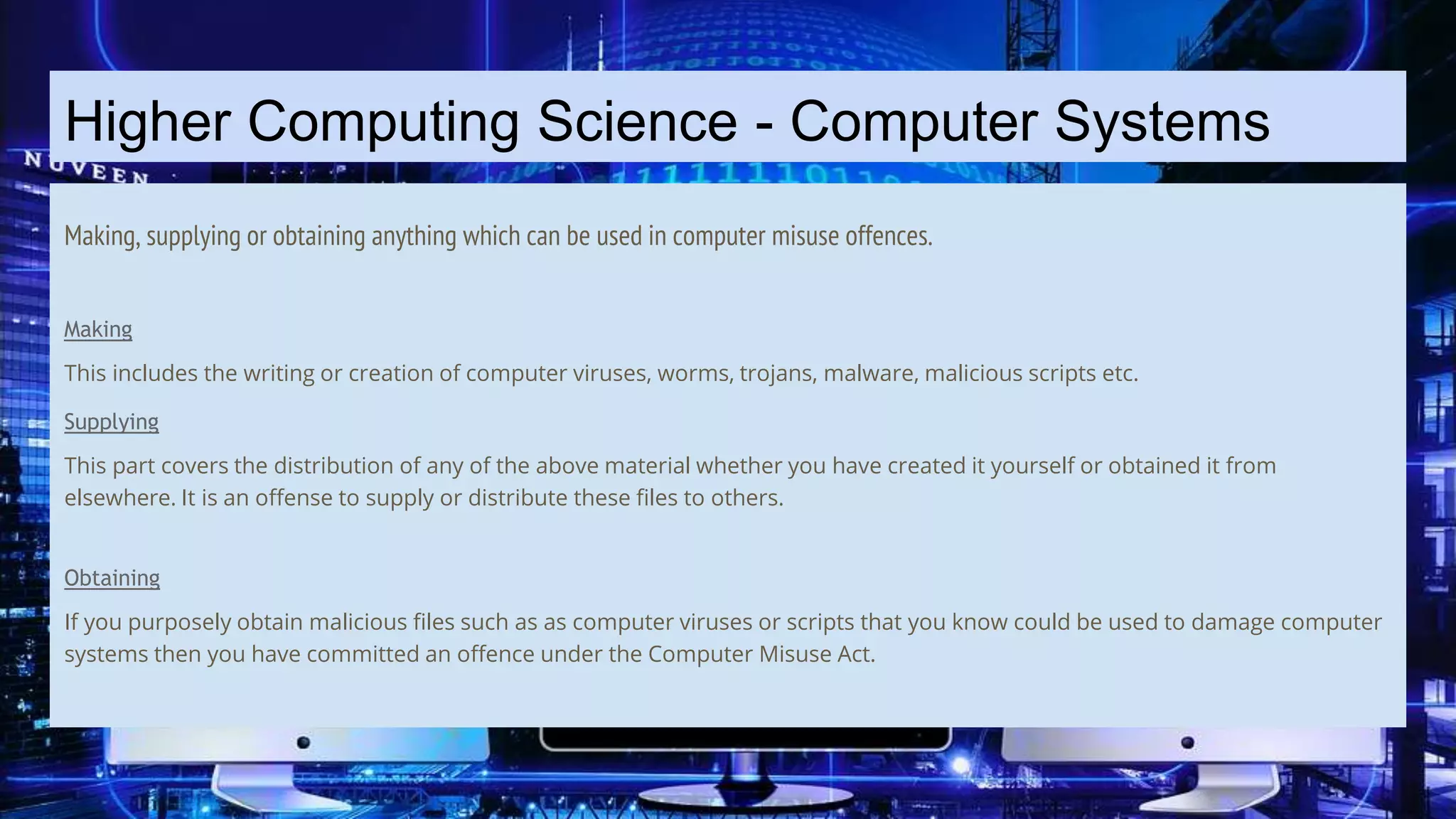 11. cs sr p - computer misuse act 1990 | PPTX | Crime & Harmful Acts to ...