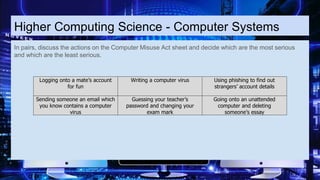 11. cs sr p - computer misuse act 1990 | PPTX | Crime & Harmful Acts to ...