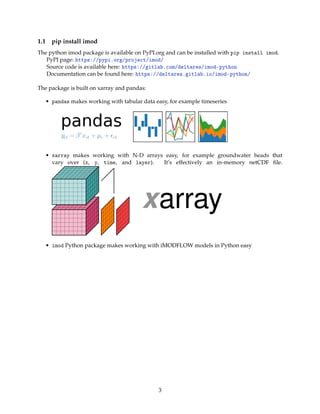 DSD-INT 2018 Work with iMOD MODFLOW models in Python - Visser Bootsma | PDF | Physics | Science