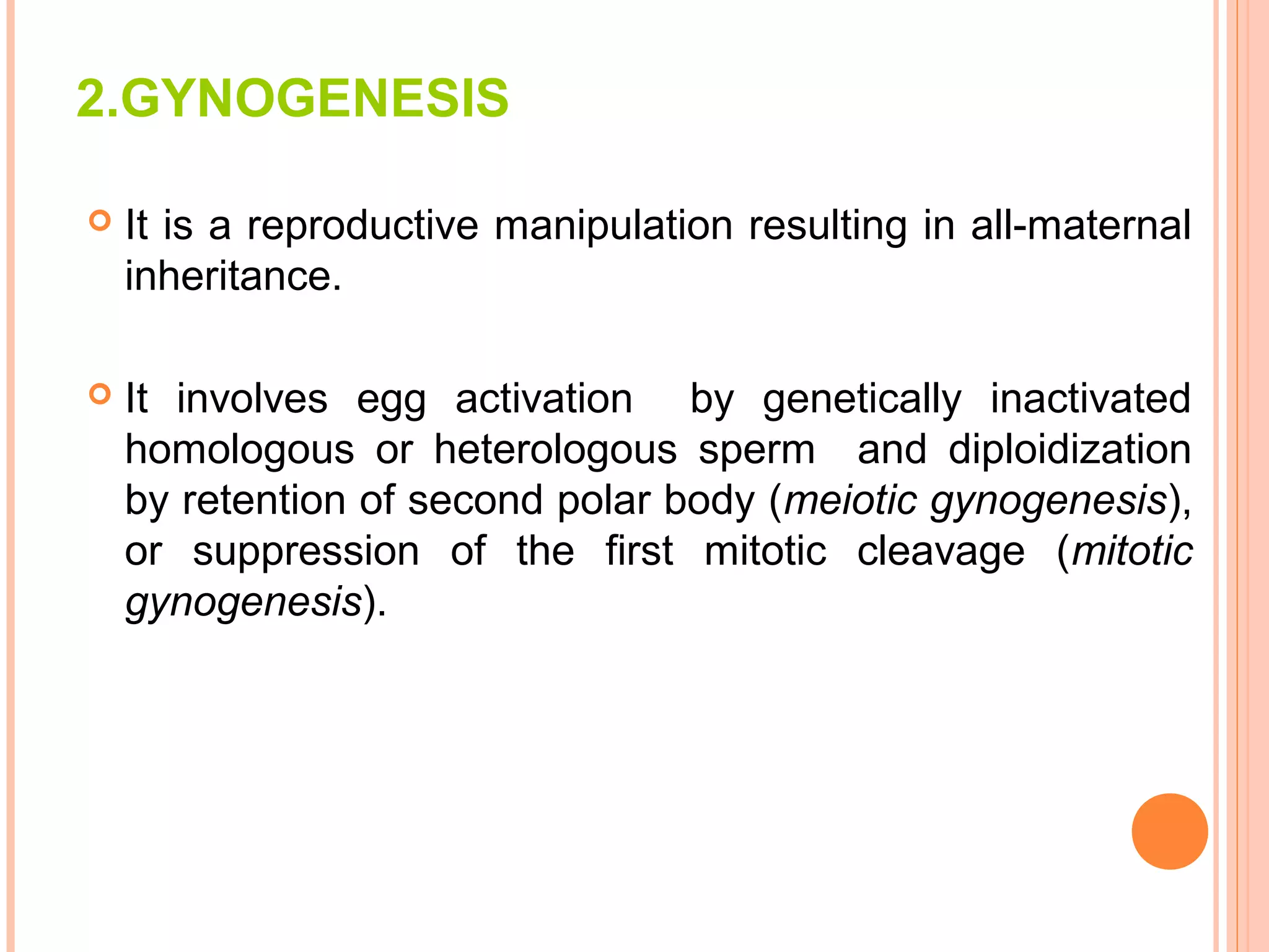 Chromosome manipulation | PPT | Infertility | Reproductive Health