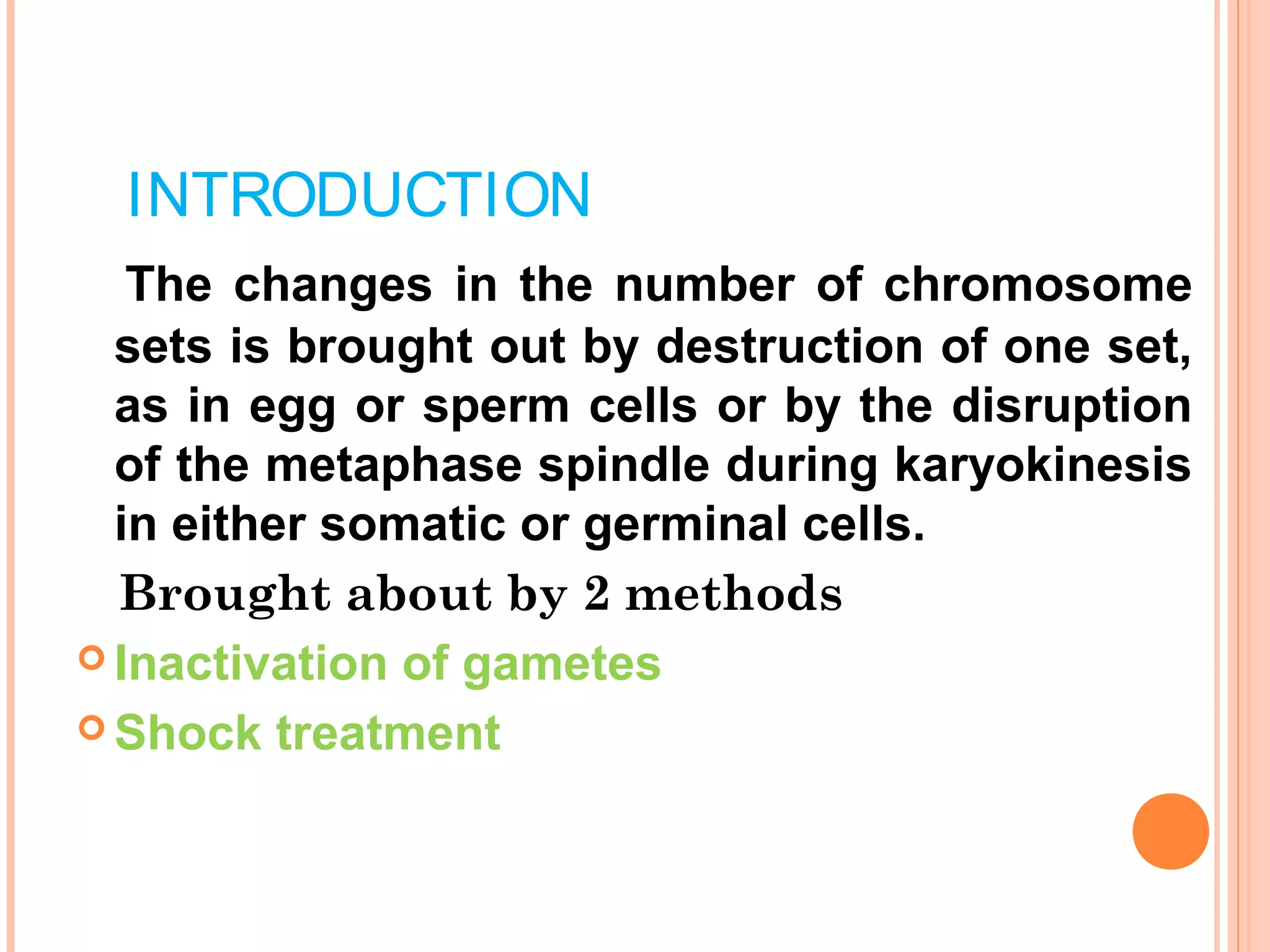 Chromosome manipulation | PPT