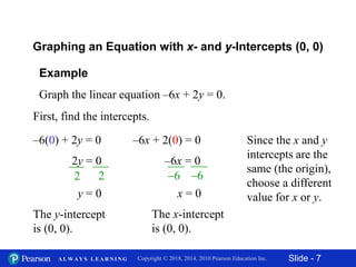 11.2 graphing linear equations in two variables | PPTX
