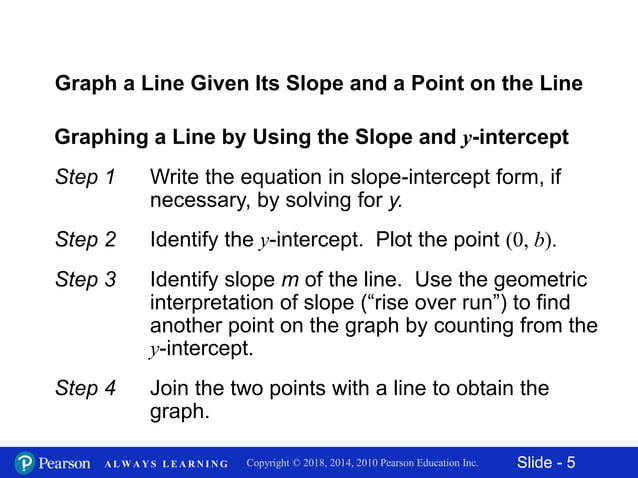 11.4 slope intercept form of a linear equation | PPTX | Physics | Science