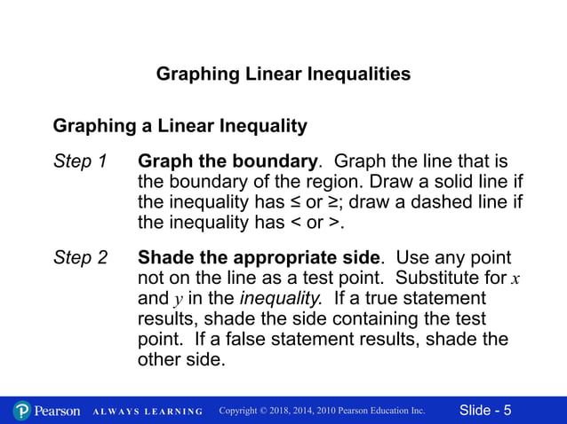 11.6 graphing linear inequalities in two variables | PPTX | Science