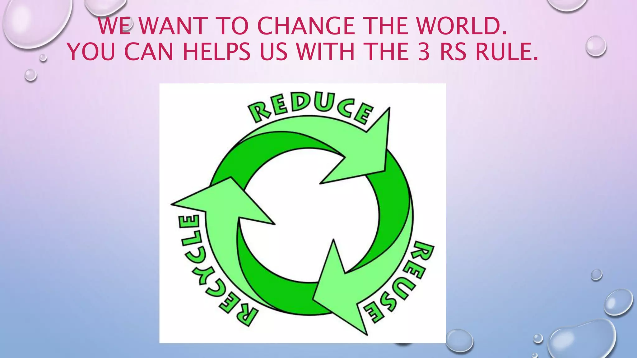 The three Rs by Lorena and Elena 6ºC | PPT