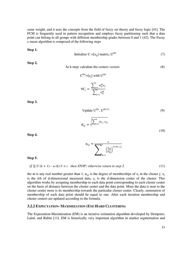 NEW MARKET SEGMENTATION METHODS USING ENHANCED (RFM), CLV, MODIFIED REGRESSION AND CLUSTERING ...