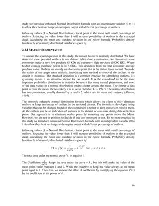 NEW MARKET SEGMENTATION METHODS USING ENHANCED (RFM), CLV, MODIFIED REGRESSION AND CLUSTERING ...