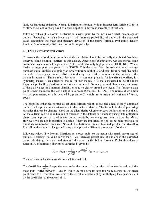 NEW MARKET SEGMENTATION METHODS USING ENHANCED (RFM), CLV, MODIFIED REGRESSION AND CLUSTERING ...
