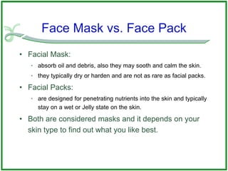 Face, body & hair mask scrubs | PDF