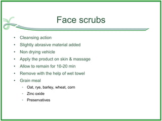 Face, body & hair mask scrubs | PDF