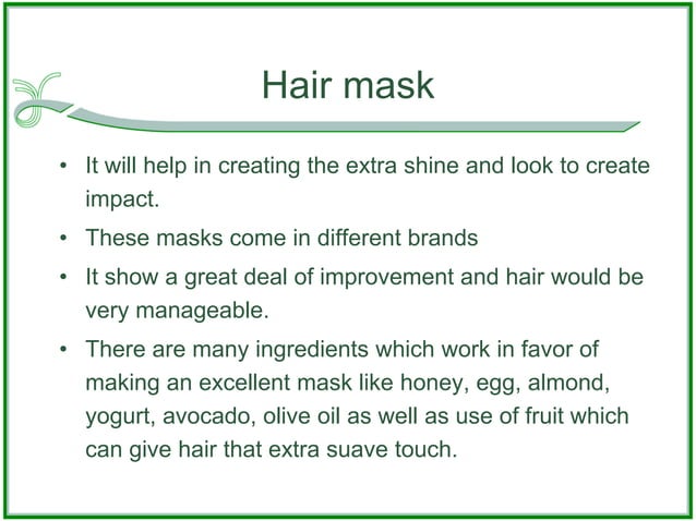 Face, body & hair mask scrubs | PPT