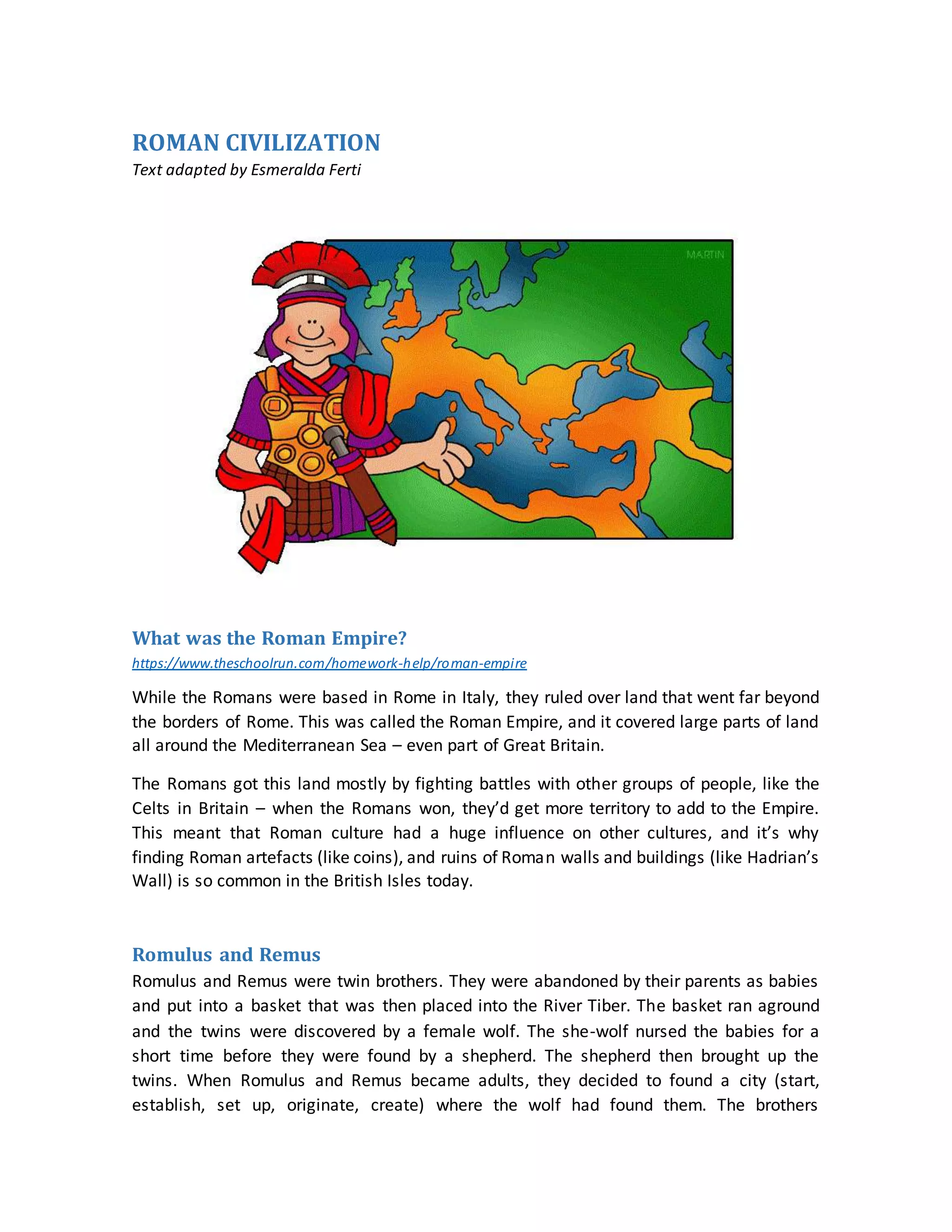 11. roman civilization | DOCX