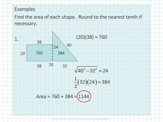 11.3 Area of Regular Polygons and Composite Shapes | PDF