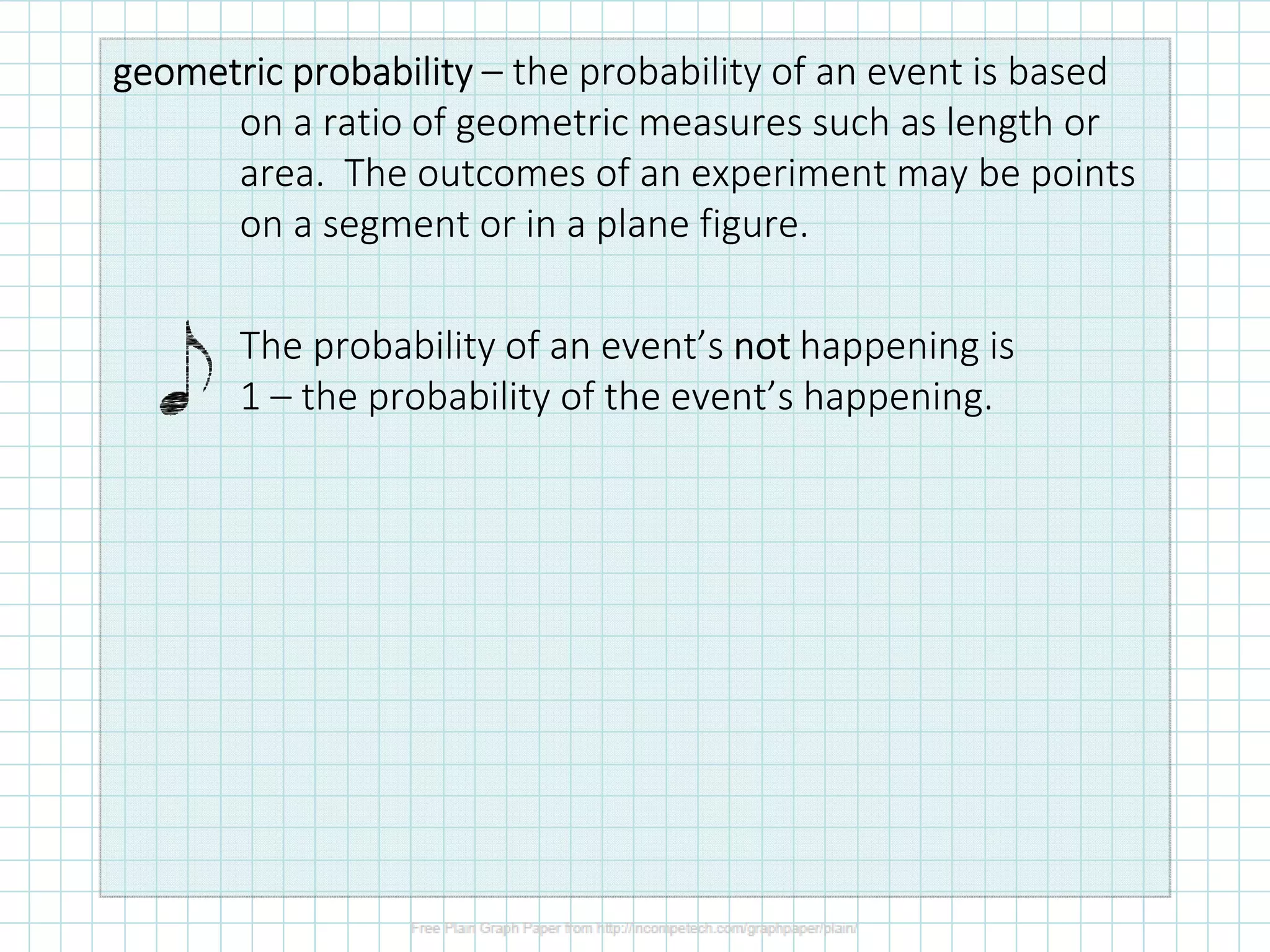 11.4 Geometric Probability | PPT