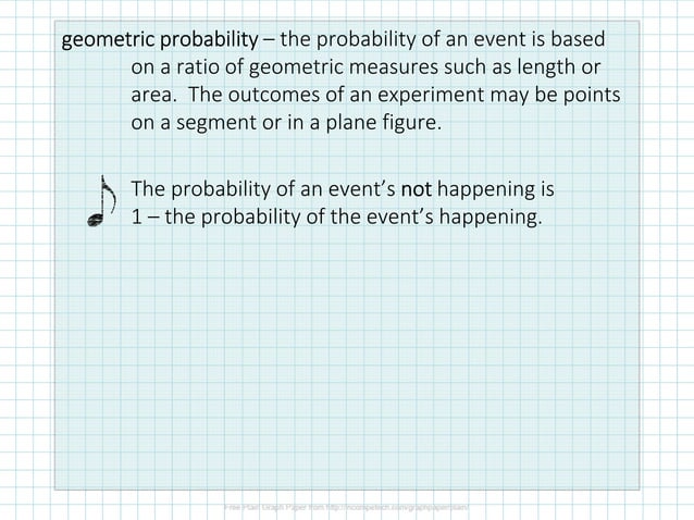 11.4 Geometric Probability | PPT