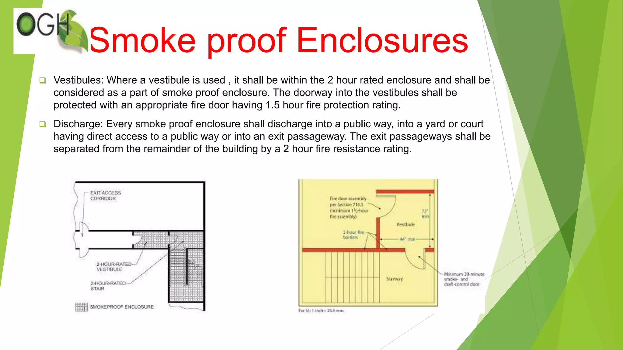 11. Smoke Proof Enclosures | PPTX