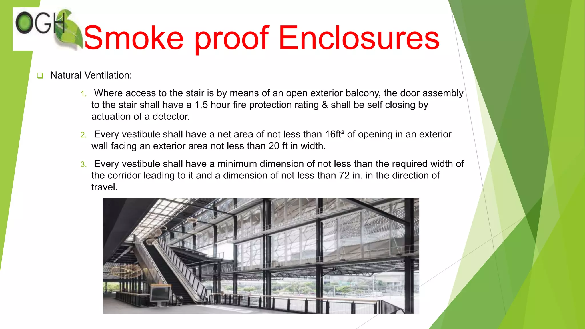 11. Smoke Proof Enclosures | PPTX