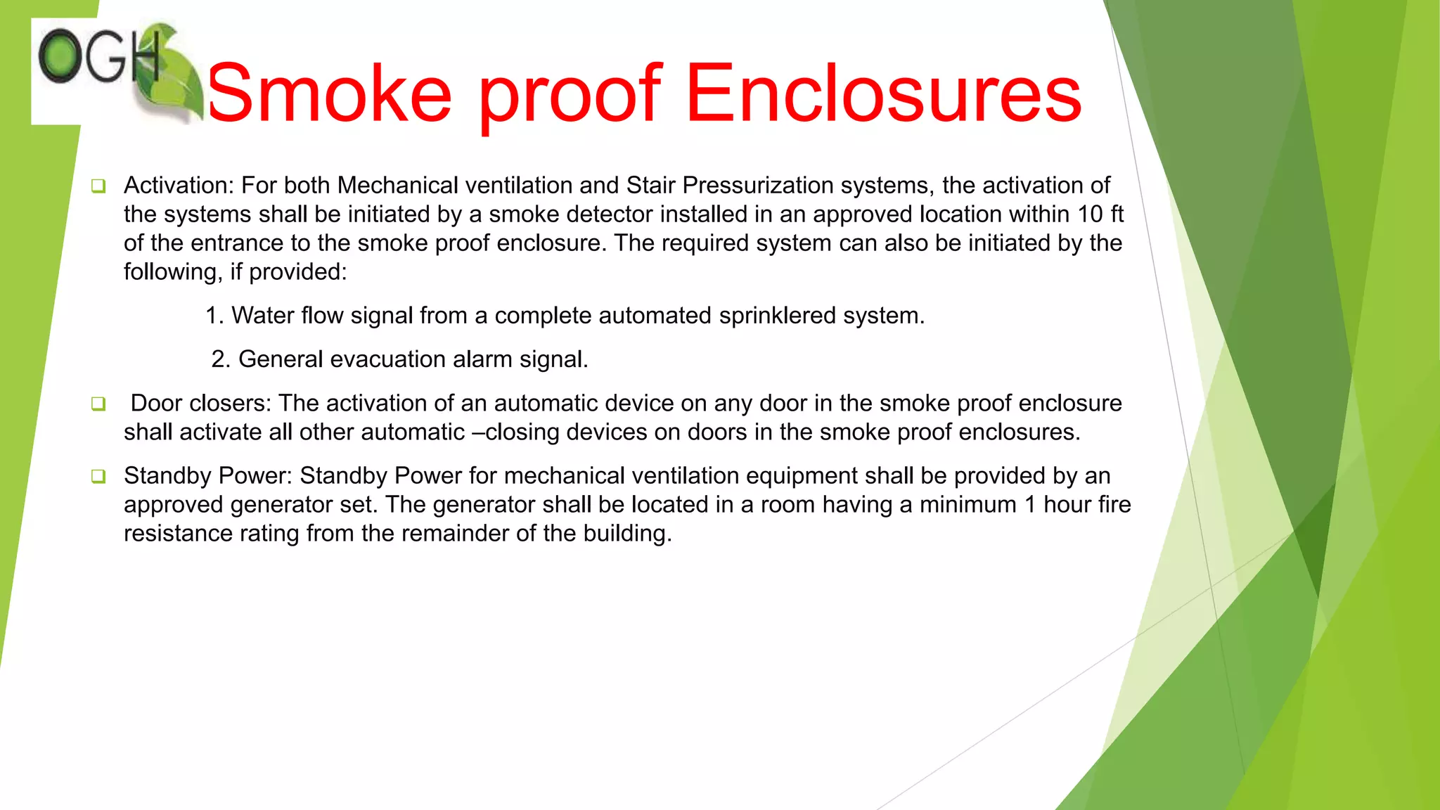 11. Smoke Proof Enclosures | PPTX