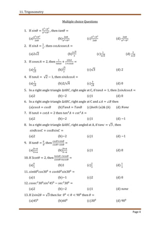 11.trigonometry | PDF