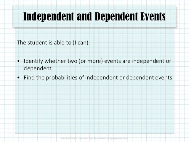 11.5 Independent and Dependent Events