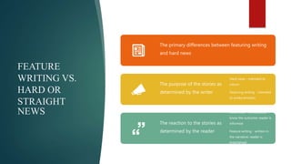 11. feature writing | PPTX