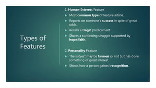 11. feature writing | PPTX