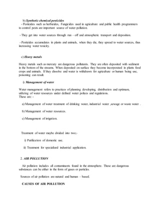 ENVIRONMENTAL CHEMISTRY | DOCX
