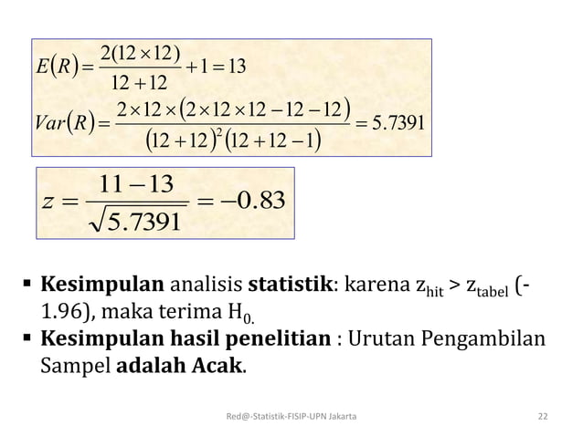 11.statistik parametrik dan non parametrik | PPTX