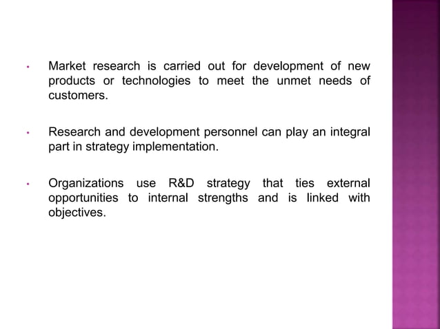 research and development strategies | PPTX