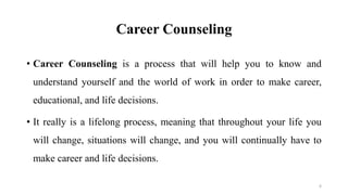career counseling | PPTX