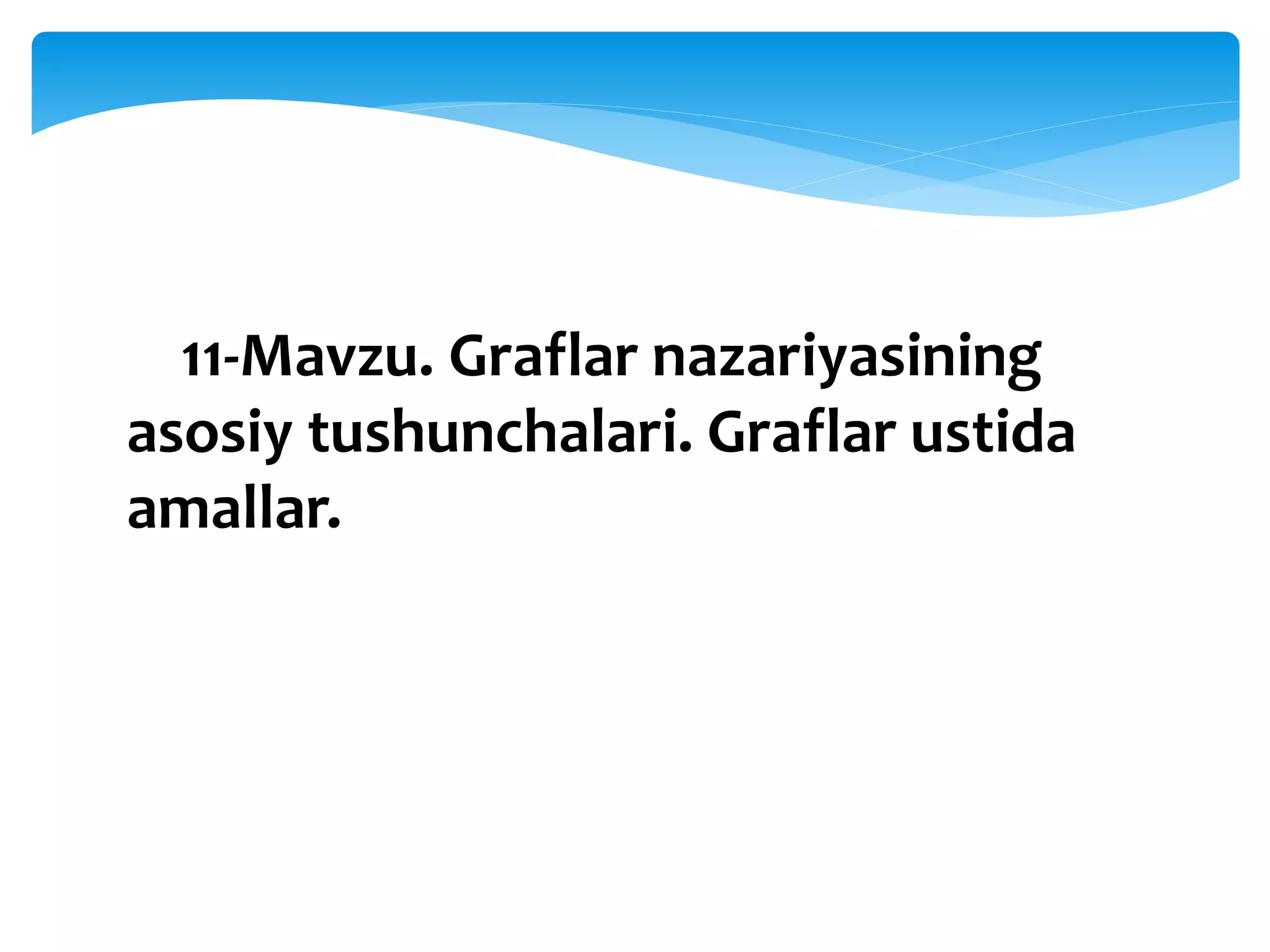 11 - mavzu | PPT