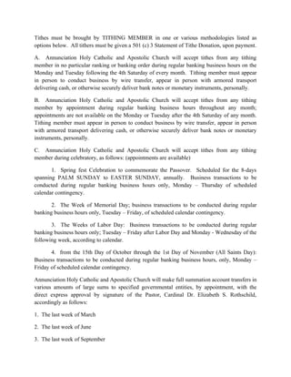 11. tithe commentary | PDF